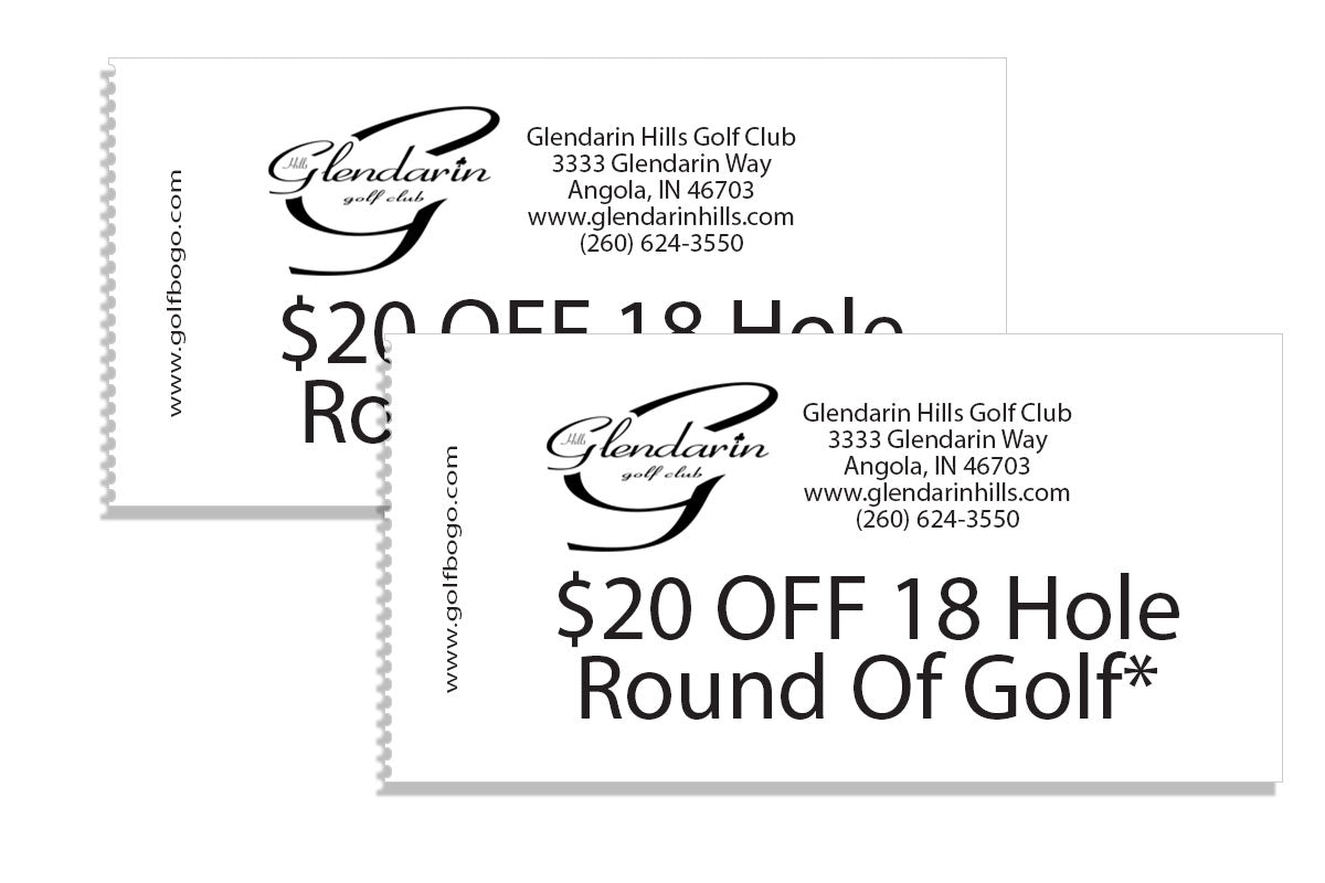 Golf BOGO! Fort Wayne's Local Discount Golf Coupon Book