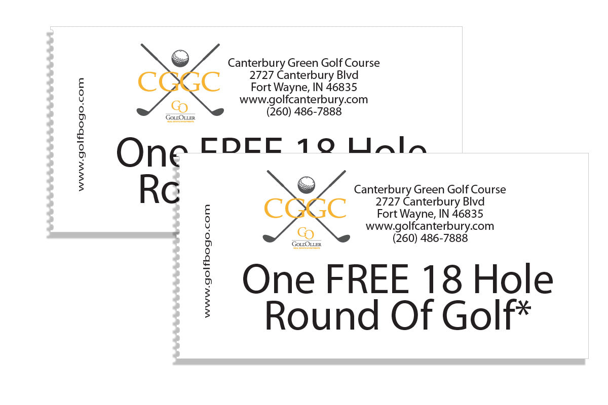 Golf BOGO! Fort Wayne's Local Discount Golf Coupon Book